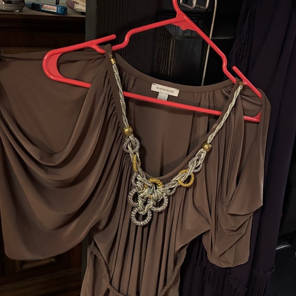 Boston Proper | Tops | Boston Proper Brown Dress Shirt | Poshmark